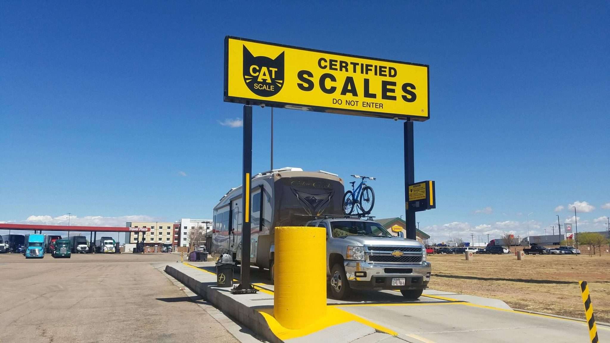 How to Weigh Your Truck or RV on a CAT Scale