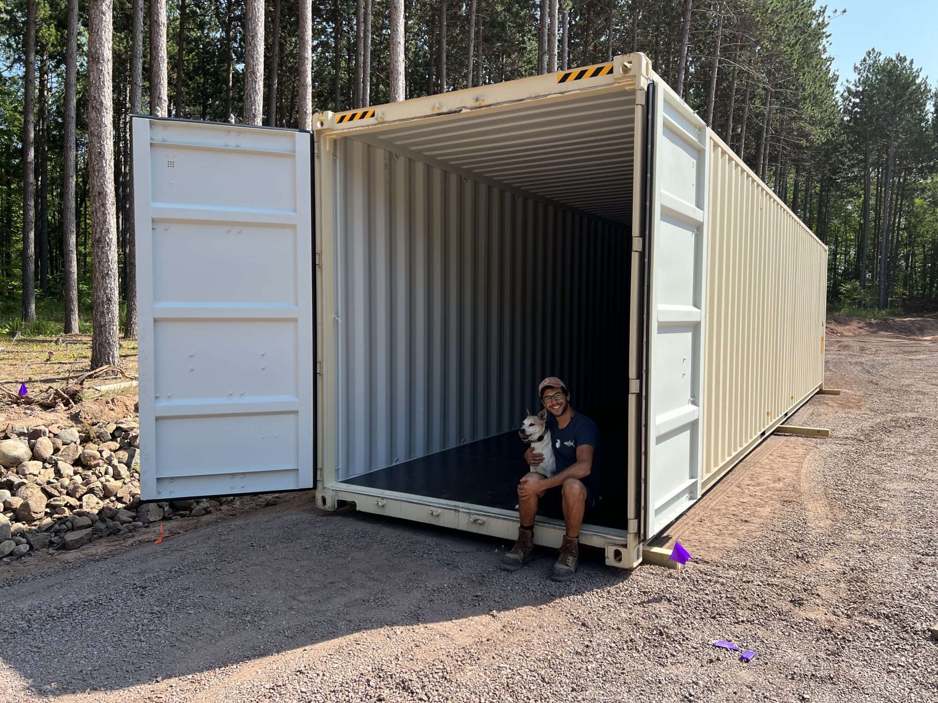 How We Use a Shipping Container As A Garage and Shop