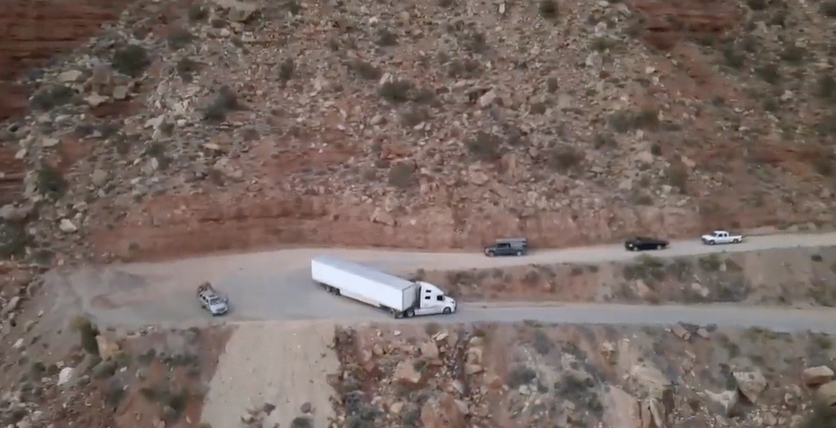 We Watched a Semi Nearly Fall Off the Moki Dugway